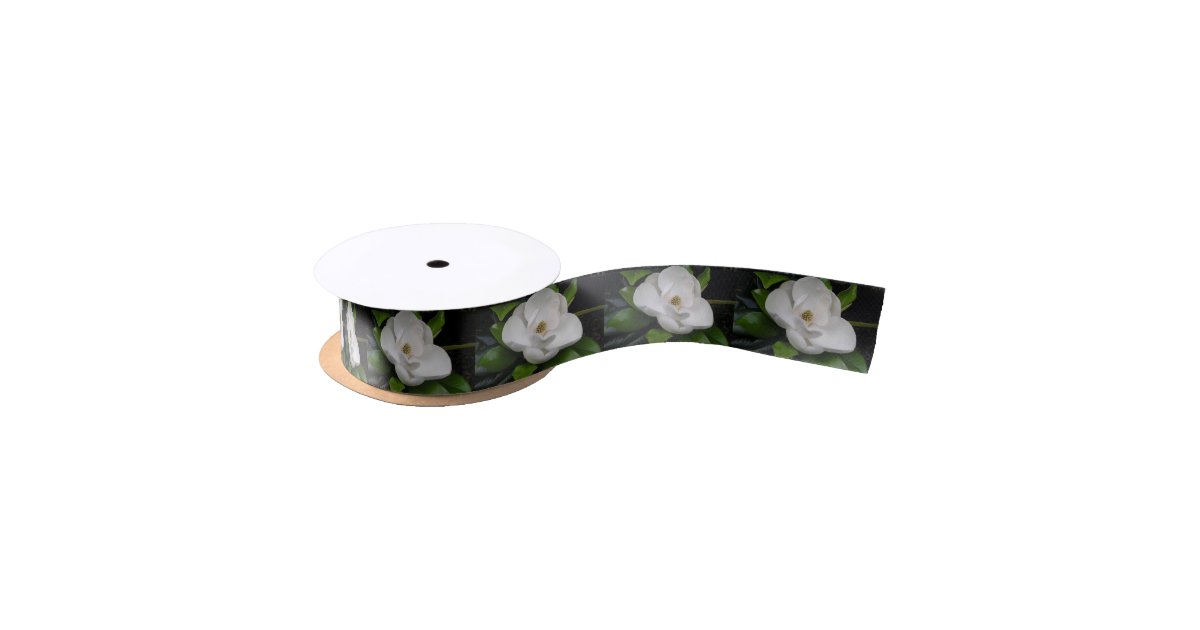 Magnolia Blossom Ribbon | Zazzle