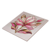 Magnolia Flower Mosaic Ceramic Tile | Zazzle