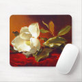 Magnolia on Red Velvet Martin Johnson Heade Mouse Pad | Zazzle
