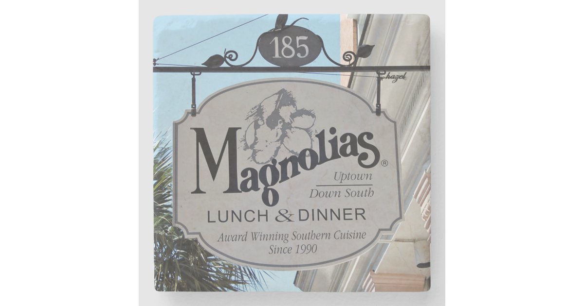 Magnolias Restaurant Charleston, SC. Coaster | Zazzle