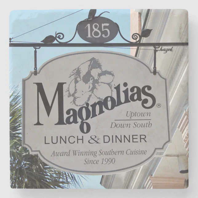 Magnolias Restaurant Charleston, SC. Coaster | Zazzle