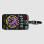 MAH JONGG BLACK JOKER BUSINESS LUGGAGE TAG | Zazzle