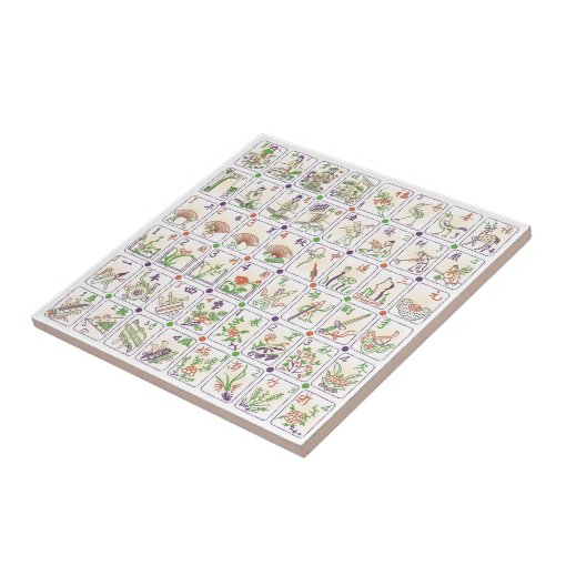 Mah Jongg Honour Tiles Tile | Zazzle