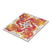 Mah Jongg Red Dragon Tile | Zazzle