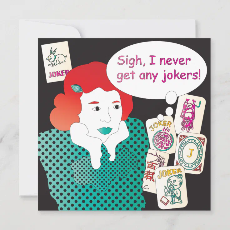 Mah Jongg Sayings Jokers2 | Zazzle