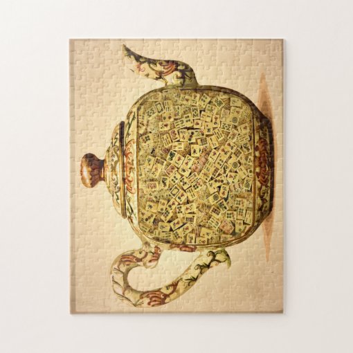 Mah Jongg Tea Pot Puzzle | Zazzle