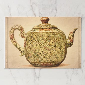 Mah Jongg Teapot Placemats | Zazzle