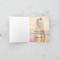 Mahalo 2 Photo Wedding Thank You Note Card | Zazzle