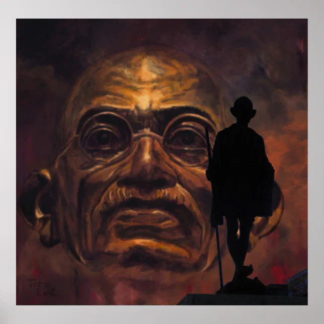 Mahatma Gandhi Poster | Zazzle
