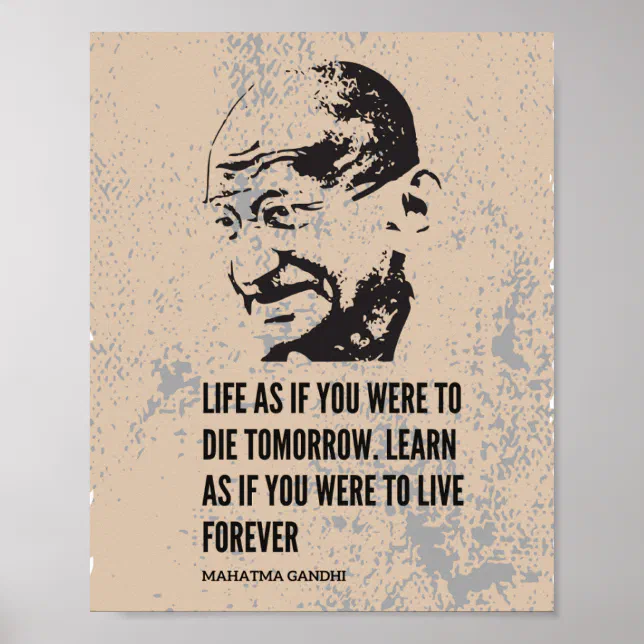Mahatma Gandhi Poster | Zazzle