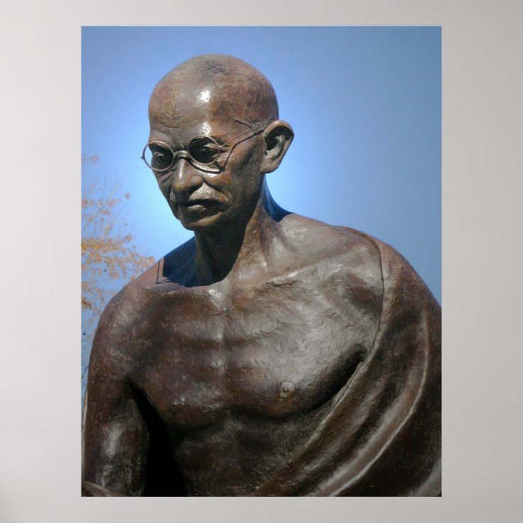 Mahatma Gandhi Poster | Zazzle