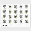 Maher Coat of Arms (Family Crest) Classic Round Sticker | Zazzle
