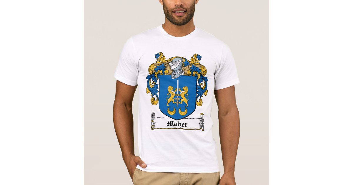 Maher Family Crest T-Shirt | Zazzle