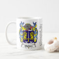 Maher, Origin, Meaning and the Crest on a mug | Zazzle