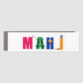 MAHJ Bumper Sticker Magnet | Zazzle
