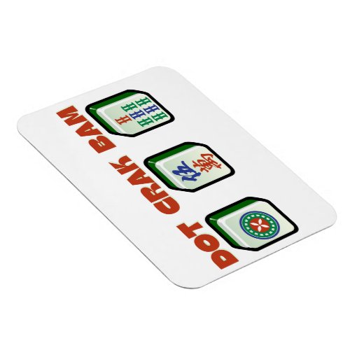 Mahjong Dot Crak Bam Magnet | Zazzle