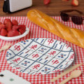 Mahjong Game Tiles Design Paper Plates | Zazzle