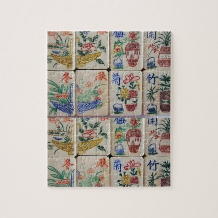 Mahjong Jigsaw Puzzle | Zazzle.com