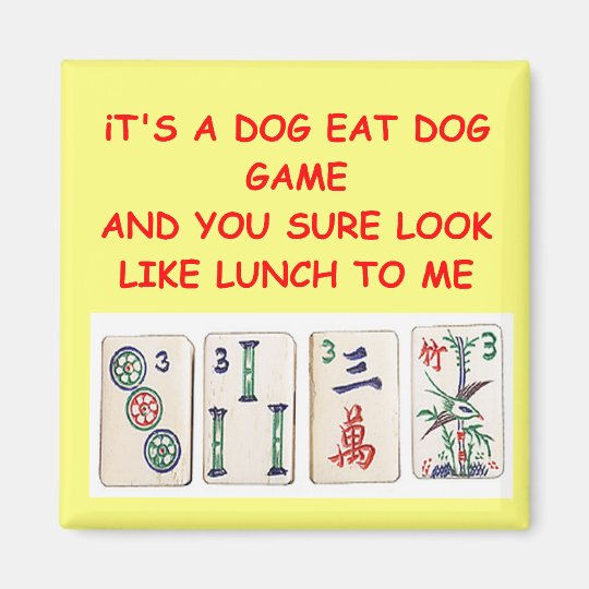 mahjong joke magnet | Zazzle.com