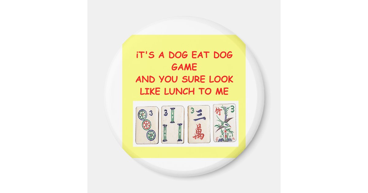 mahjong joke magnet | Zazzle.com