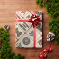 Mahjong pattern wrapping paper | Zazzle