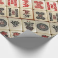 Mahjong pattern wrapping paper | Zazzle
