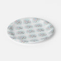 Mahjong Tiles Blue Paper Plates | Zazzle
