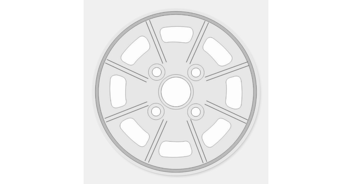 Mahle 4 bolt sticker | Zazzle