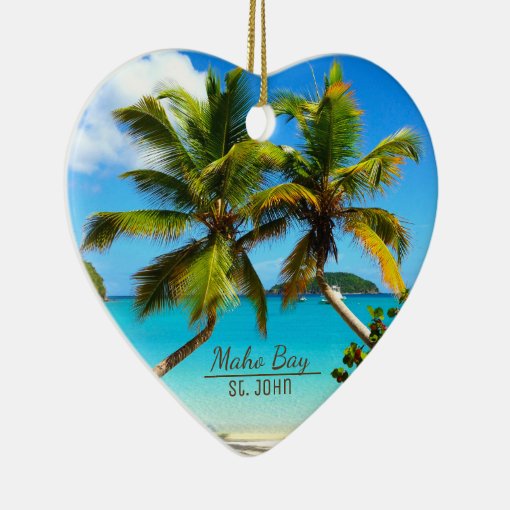 Maho Bay Beach St. John Ornaments | Zazzle