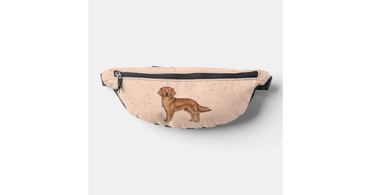 Mahogany Red Golden Retriever Cute Cartoon Dog Fanny Pack | Zazzle