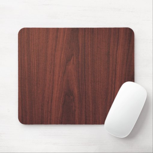 Mahogany Wood Texture Mouse Pad | Zazzle