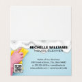 Maid Cleaning | Soap Suds | QR Code Business Card | Zazzle
