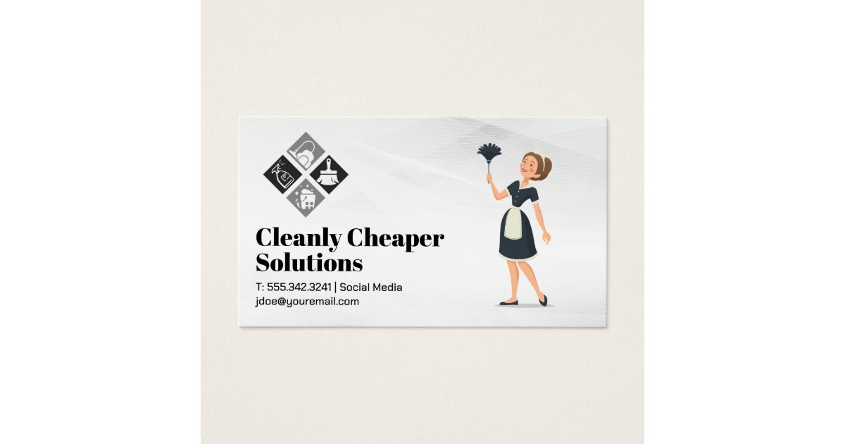 Maid Dusting | Cleaning Service Icons | Zazzle