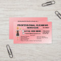 Maid Janitorial Lady Business Card House Cleaning | Zazzle