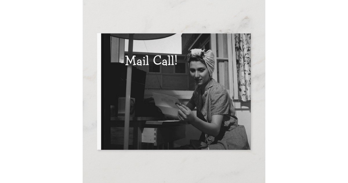 Mail Call Postcard | Zazzle