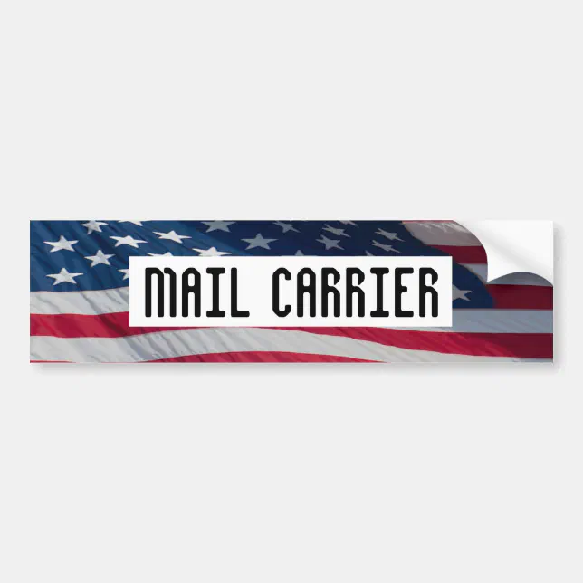 MAIL CARRIER bumper sticker | Zazzle