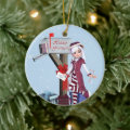 Mail Carrier Elf Mailbox and Gifts Ornament | Zazzle