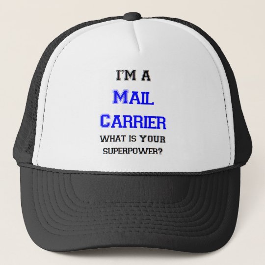mail carrier trucker hat | Zazzle.com