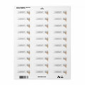 Mailbox Butterfly Return Address Label | Zazzle
