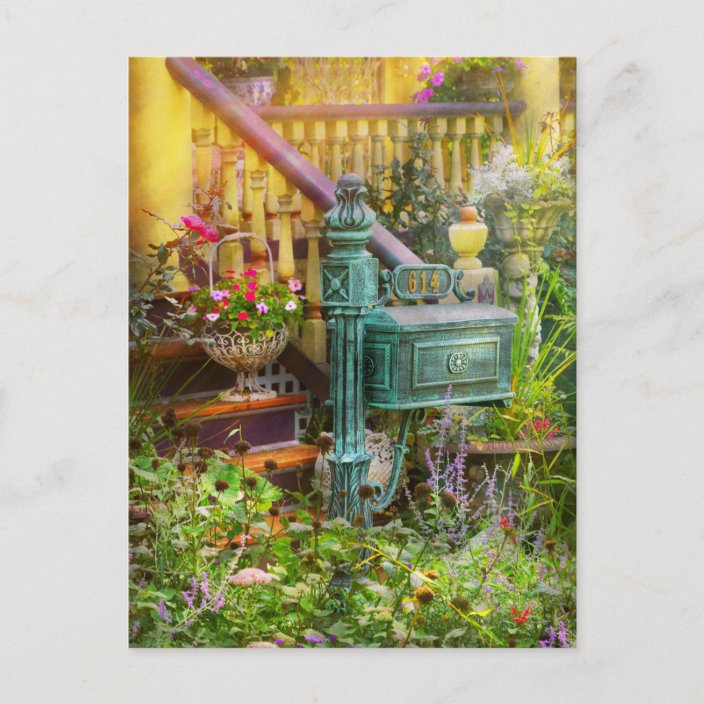 Mailbox - Country mailbox Postcard | Zazzle.com