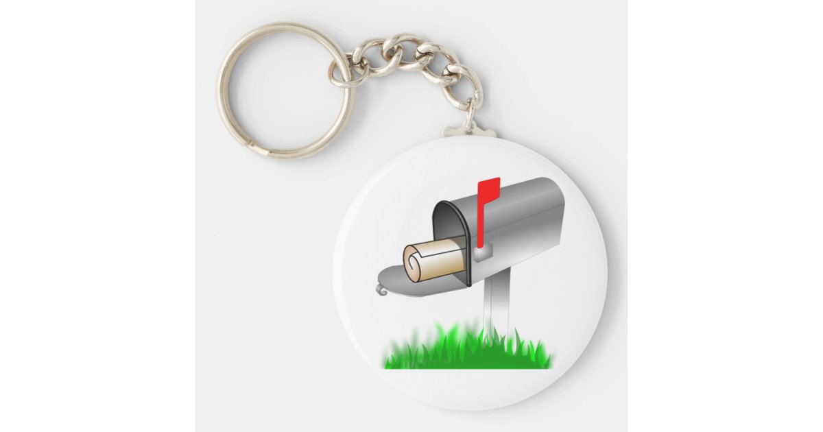 Mailbox Keychain | Zazzle.com