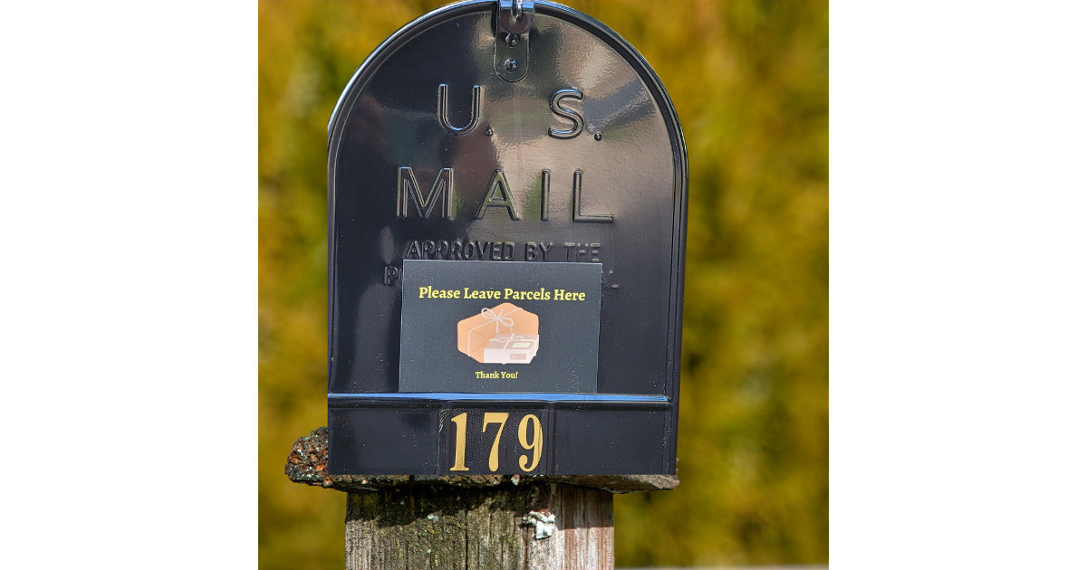 Mailbox Magnet for packages/parcels | Zazzle