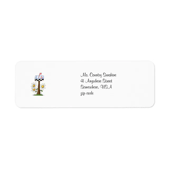 Mailbox mailing label | Zazzle