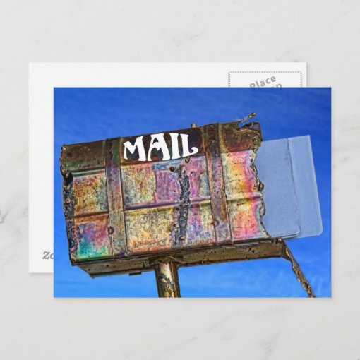 Mailbox postcard | Zazzle