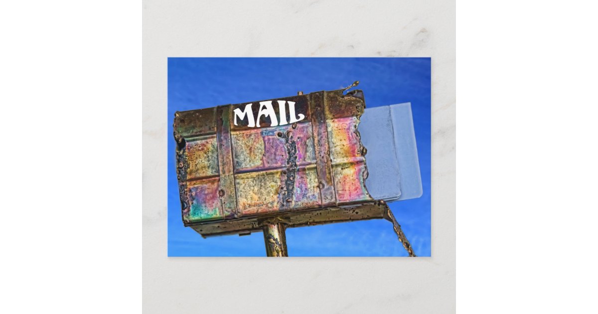 Mailbox postcard | Zazzle