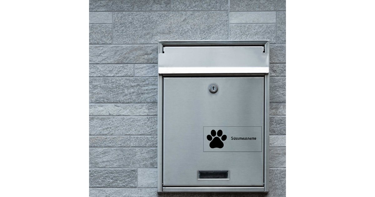 Mailbox Sticker Pets LSF1V2 | Zazzle