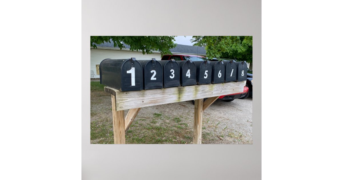 Mailboxes Poster | Zazzle