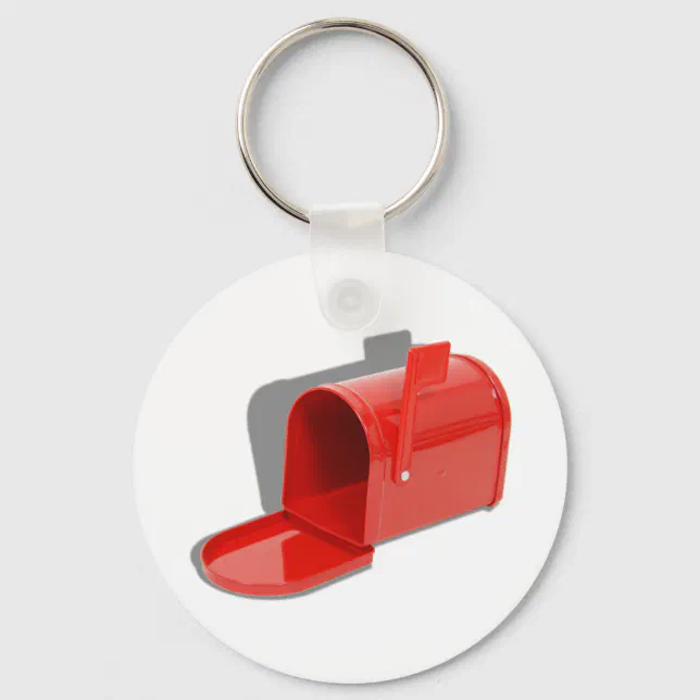 MailboxOpen051409shadows Keychain | Zazzle