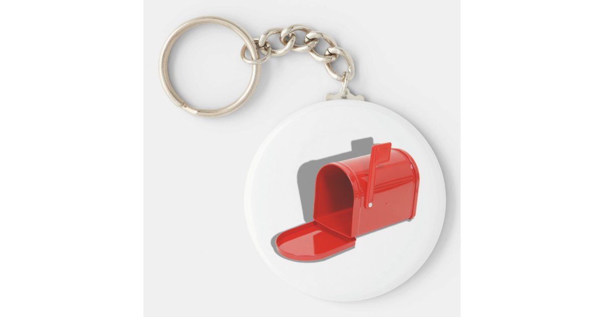 MailboxOpen051409shadows Keychain | Zazzle.com