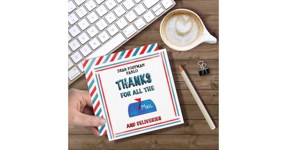 Mailman | Postman Thank You For All The Mail | Zazzle